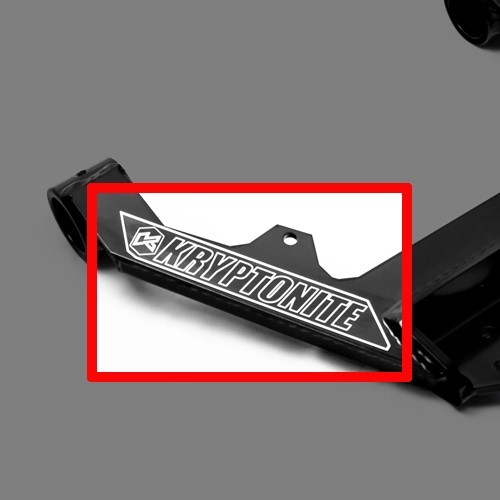 2 Kryptonite Control Arm Replacement Logo Name Plates for 99-06 GM 1500 ...