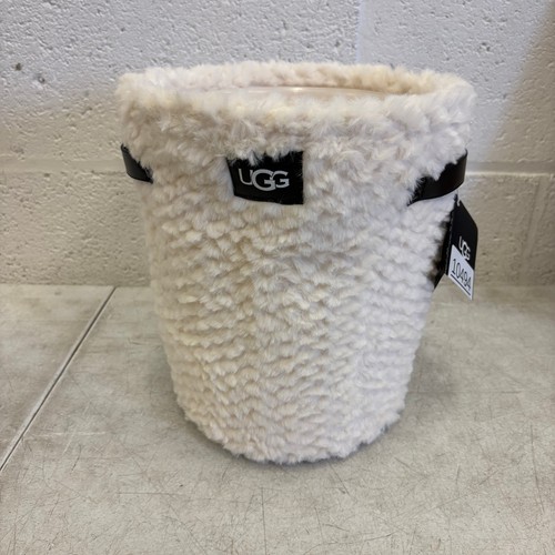 Ugg Pitkin Waste Bin with Plastic Insert & Soft Outer Cover, 9" x 10.5 ...