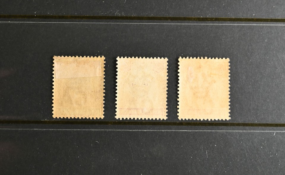 Negri Malaya Scott # 5-7 VF OG Hinged British Colony Stamps Cat $85 ...