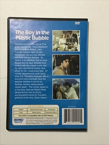 The Boy In The Plastic Bubble - DVD By John Travolta,Diana Hyland ...