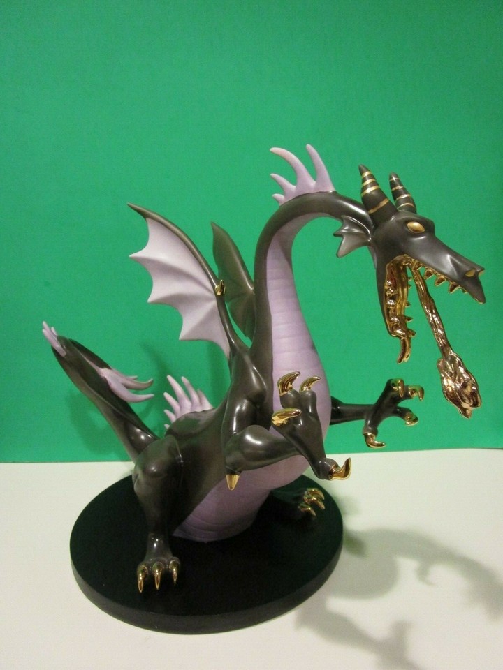 LENOX Disney FIERY DRAGON MALEFICENT SLEEPING BEAUTY sculpture NEW in ...