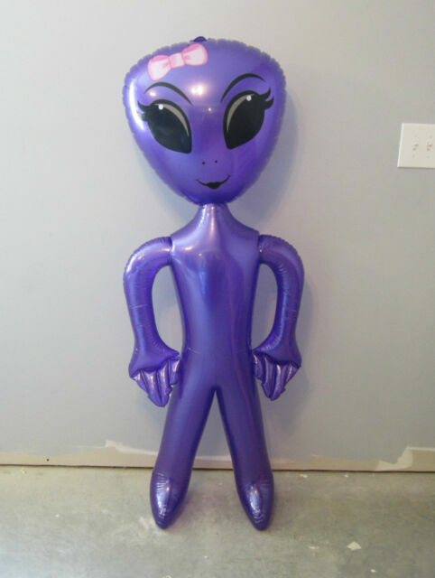 1 Inflatable Dark Pink Girl Alien 60" Blow up Inflate Girly Aliens ...