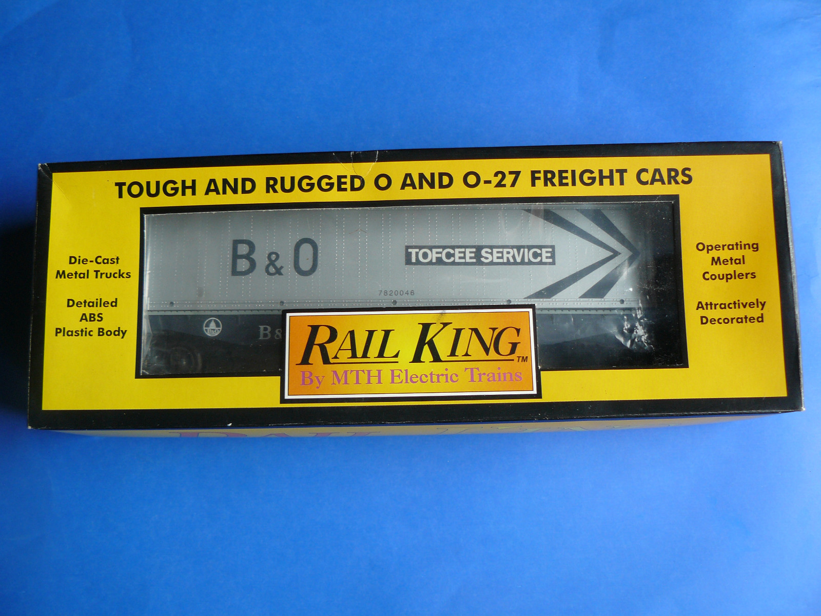 K-LINE B & O 'O' Guage/K6900-M001 & 69010 on side /TOFCEE SERVICE ...