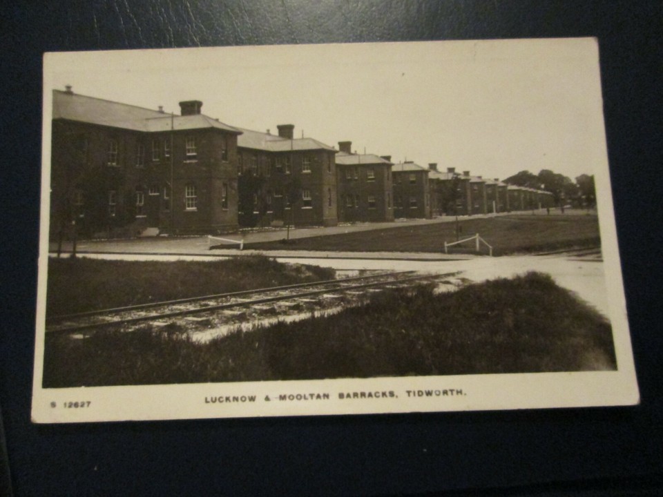 Postcard of Lucknow & Mooltan Barracks, Tidworth (WHS Kingsway RP ...