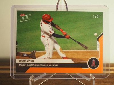 Justin Upton - MLB TOPPS NOW Card 35 - Print Run: 257 RARE ORANGE 1/5 ...