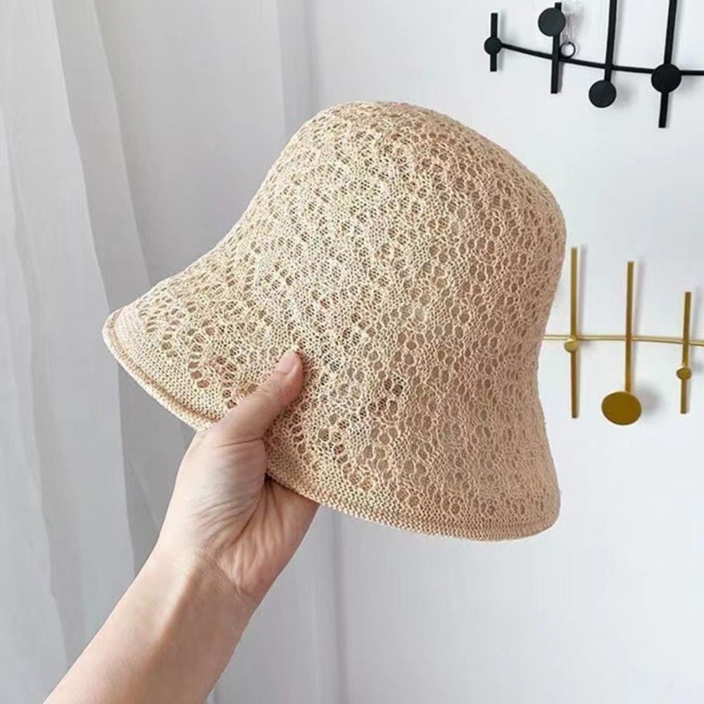 Breathable Bucket Hat Beach Cap Big Visors Fisherman's Hat Women Girls ...
