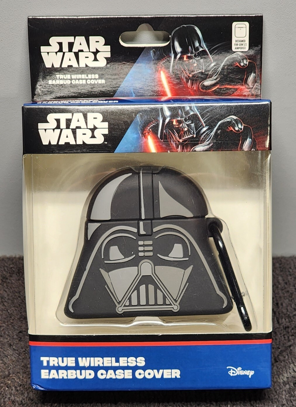 NEW DISNEY STAR WARS DARTH VADER TRUE WIRELESS EARBUD CASE SILICONE ...