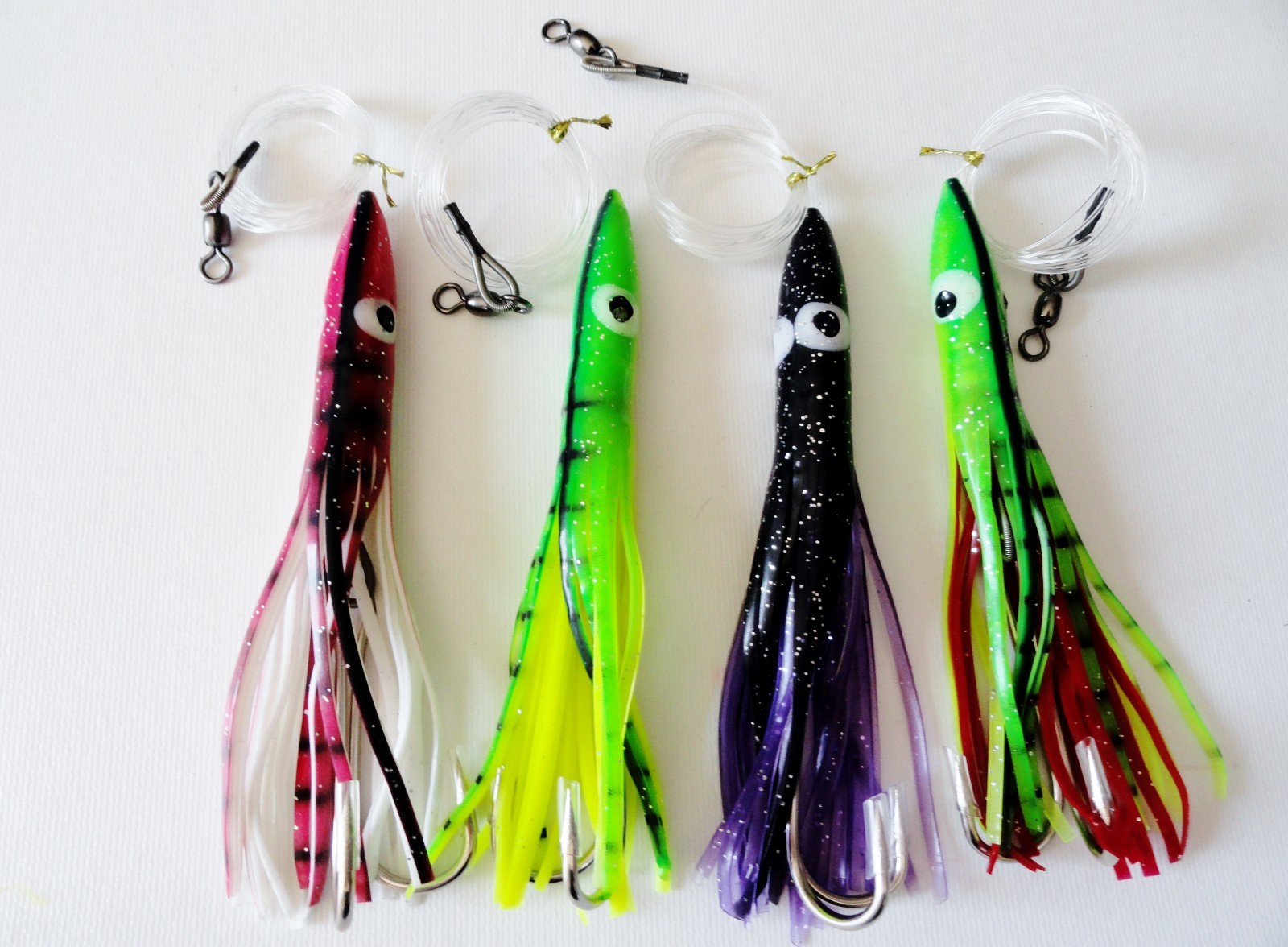 ONE (1) 6" Tuna Clone Rigged Trolling Fishing Lures | eBay