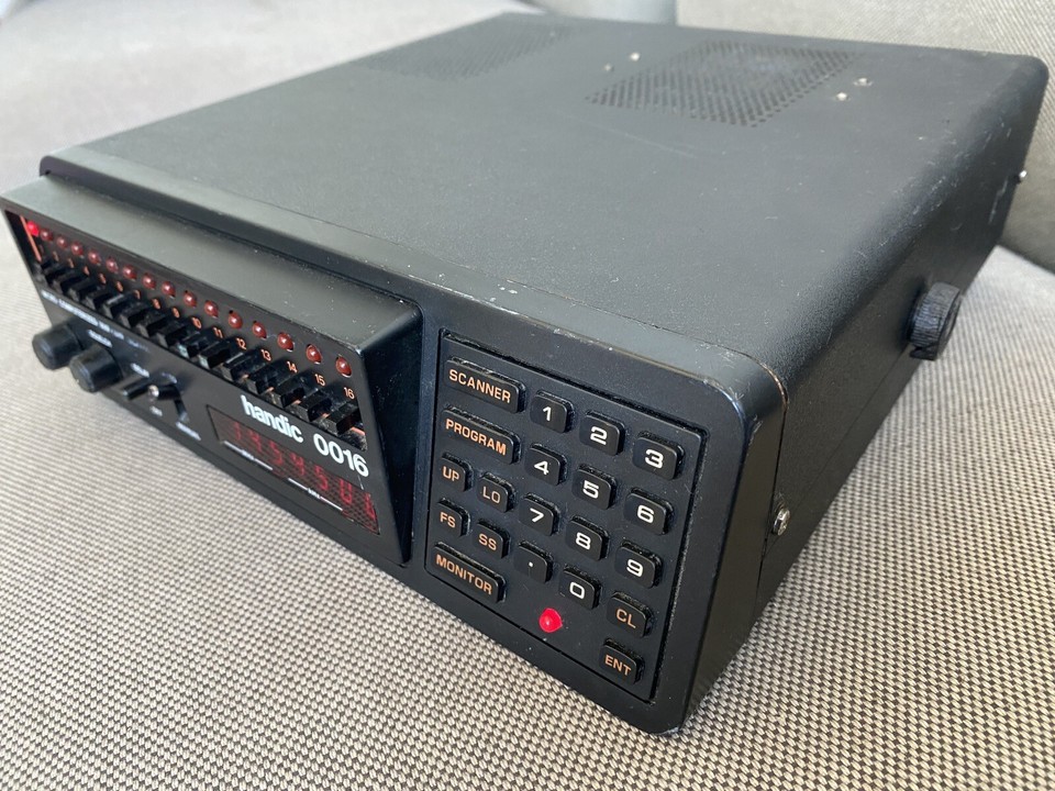 Handic 0016 Ham Radio Business Communication Receiver Vhf/uhf Scanner ...