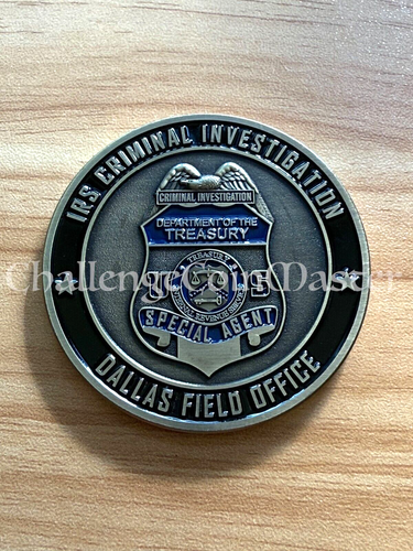 F29 IRS Criminal Investigation Treasury Agent Dallas Police Challenge ...