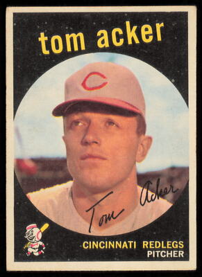 1959 Topps #201a Tom Acker Cincinnati Redlegs | eBay