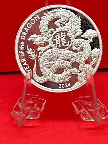 2024 - ASAHI - Year of the Dragon 1 oz .999 Fine Silver Round | eBay