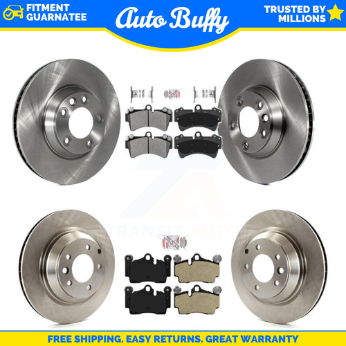 Front Rear Integrally Molded Pads And Disc Brake Rotors Kit (6Pc) For ...