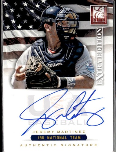 2012 Panini Elite Extra Edition #11 Jeremy Martinez Auto Signatures ...