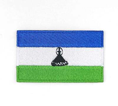 lesotho flag embroidered patch - iron-on 3191 | eBay