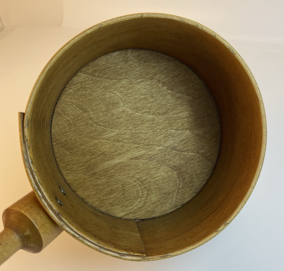 Frye’s Measure Mill Old Time Wooden Ware Handled Pan Scoop Copper ...