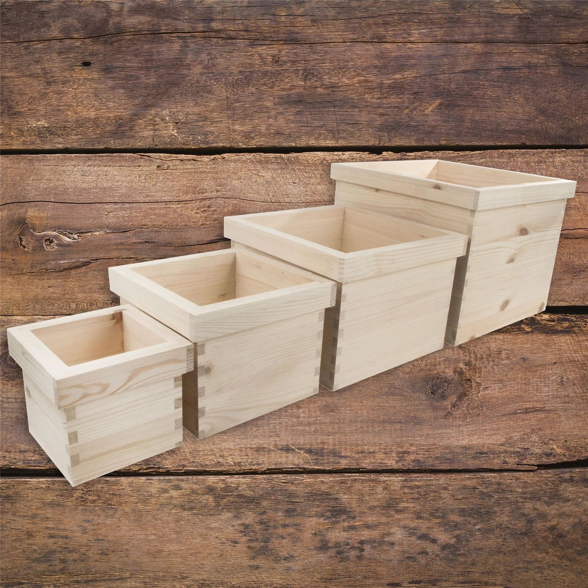 How To Make A Square Wooden Flower Pot | Best Flower Site