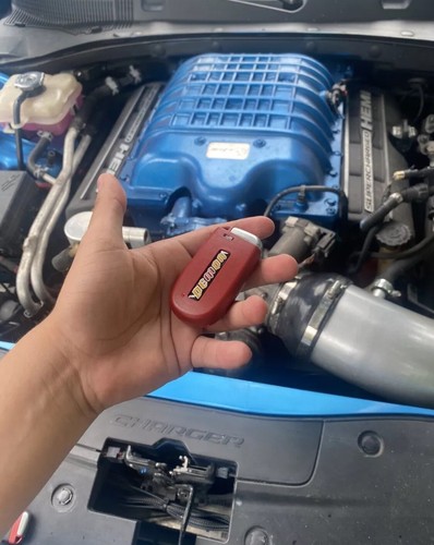 RED SRT HELLCAT DEMON 170 KEY FOB (SHELL ONLY) Dodge Charger Challenger ...