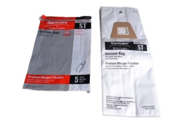 Sanitaire ST Vacuum Bags # 63213B10 for SC678 and SC888J 1pk of 5 bags ...