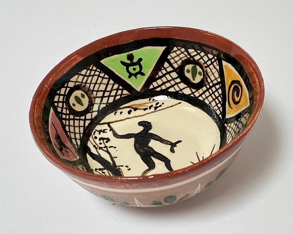 VINTAGE APVC CHRISTIAN VOCK ARMIN PTAK AUSTRALIAN STUDIO POTTERY BOWL ...