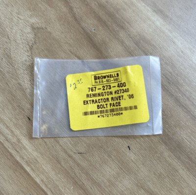 Remington Model 700 Rifle, Extractor Rivet- '06 Bolt Face, part# 27340 ...