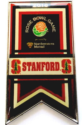 Stanford Cardinals Pin Stanford University Pin 2016 Rose Bowl Team NCAA ...