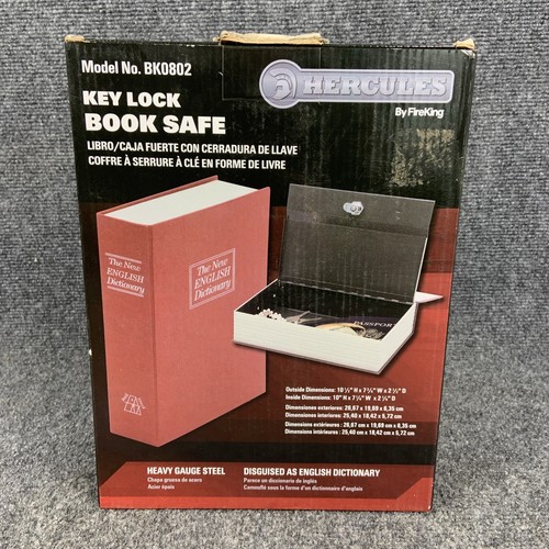 FireKing Hercules Extra Large Bookshelf Book Looking Safe w/ Concealed ...