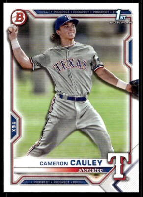2021 Bowman Draft Cameron Cauley G122 Texas Rangers #BD-192 | eBay