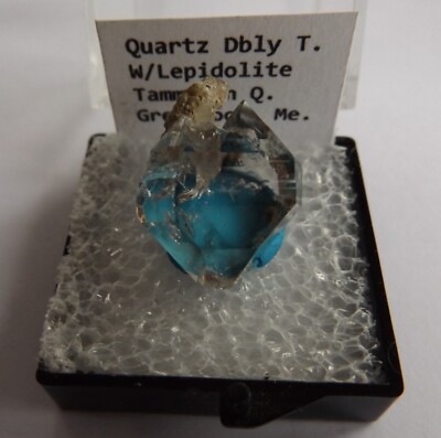 Awesome Double Terminated Quartz Xtal Diamond Tamminen Quarry ...