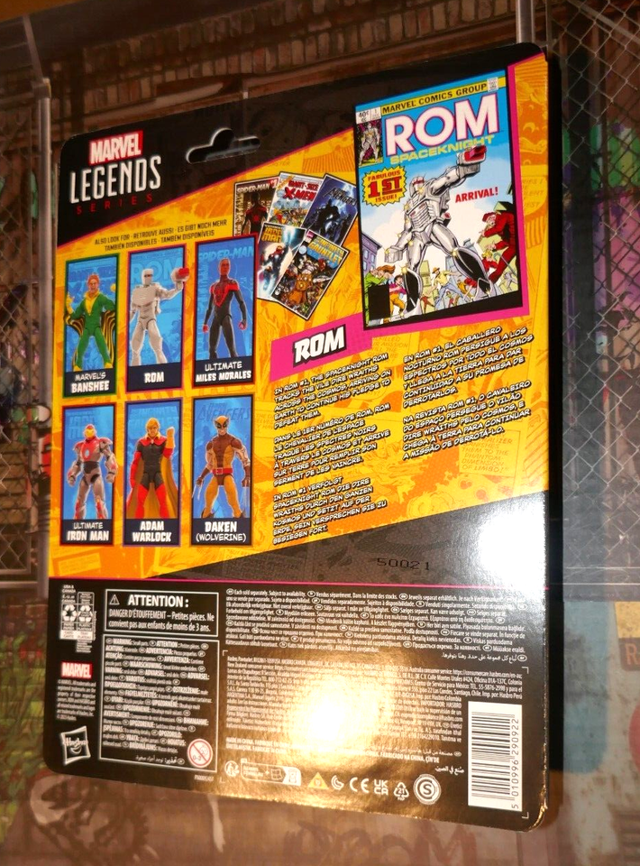 MARVEL LEGENDS COMIC BOOK INSPIRED SERIES ROM SPACEKNIGHT #1 ROM IN ...