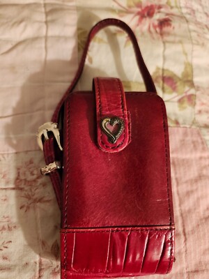 brighton small red phone case purse | eBay