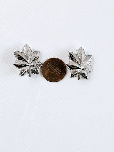 Vanguard US Army Lt Colonel Sterling Silver Oak Leaf Cluster Military ...