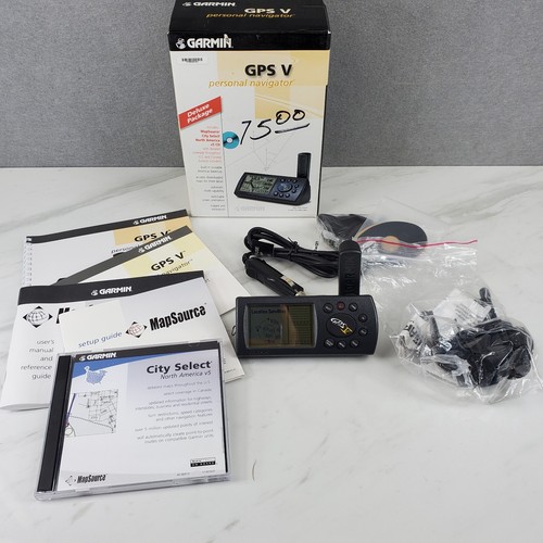 Garmin GPS V Personal Navigator Deluxe Ver5 North America Navi Survival ...