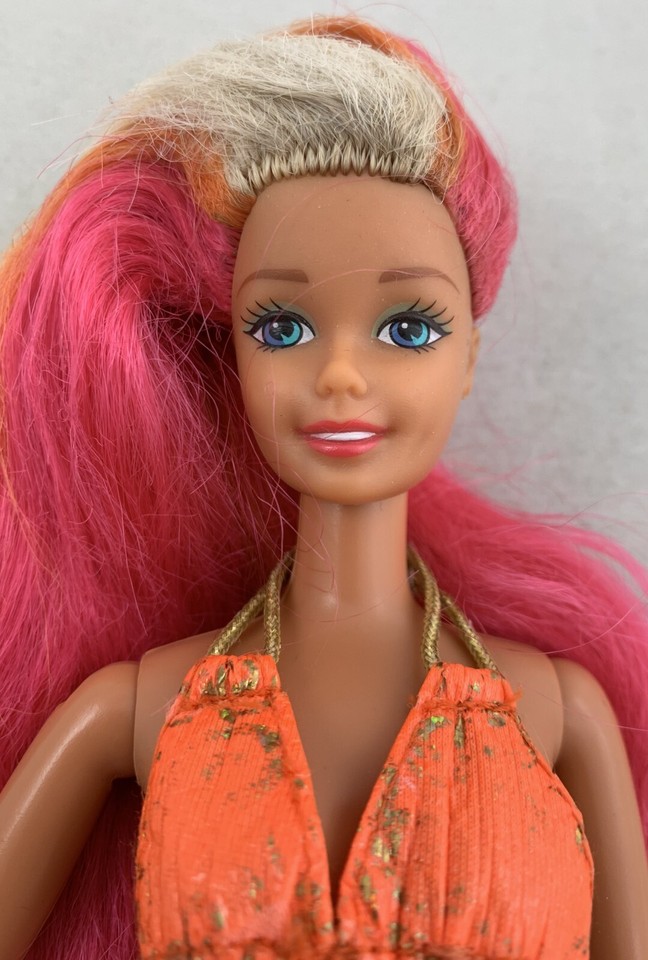 Barbie Hula Hair Puppe mit Bikini 17047 Vintage Mattel 1996 90er ...