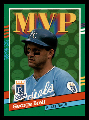 George Brett HOF 1991 Donruss #396 MVP Kansas City Royals NM-MINT | eBay