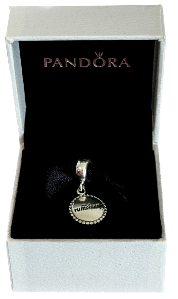 New Pandora Disney Parks Exclusive runDisney Silver Dangle Charm Run ...