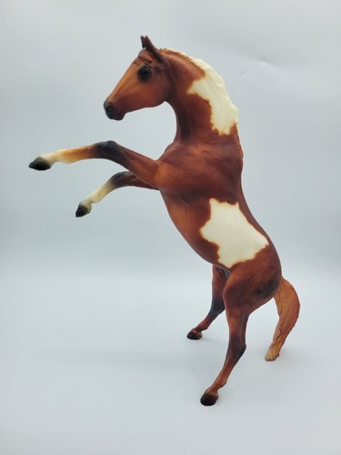 Vintage Peter Stone Model Chestnut Pinto Paint Rearing Horse | eBay