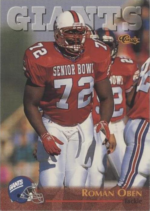1996 Classic NFL Rookies - Roman Oben #31 (RC) for sale online | eBay