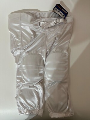 CHAMPRO TERMINATOR INTEGRATED FOOTBALL PANTS WHITE YOUTH XL *FREE ...