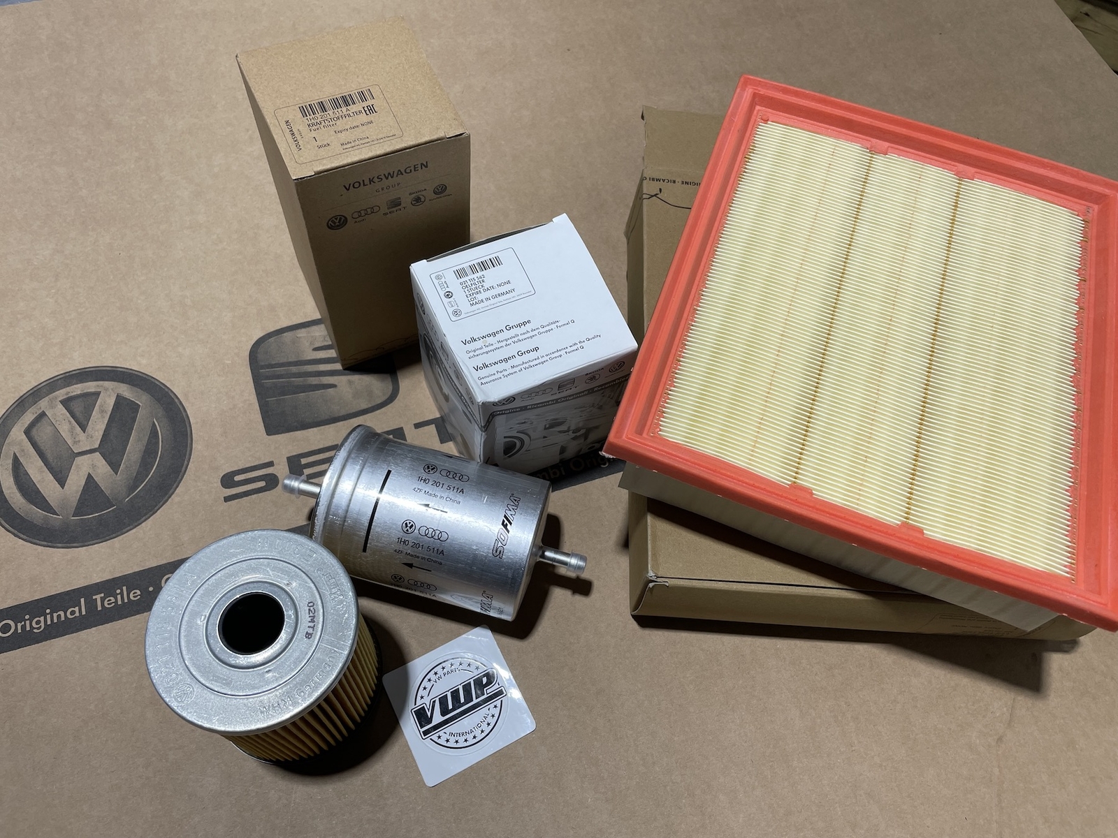 VW Golf MK3 VR6 Engine Filter Service Kit Air Oil Fuel Genuine New OEM ...