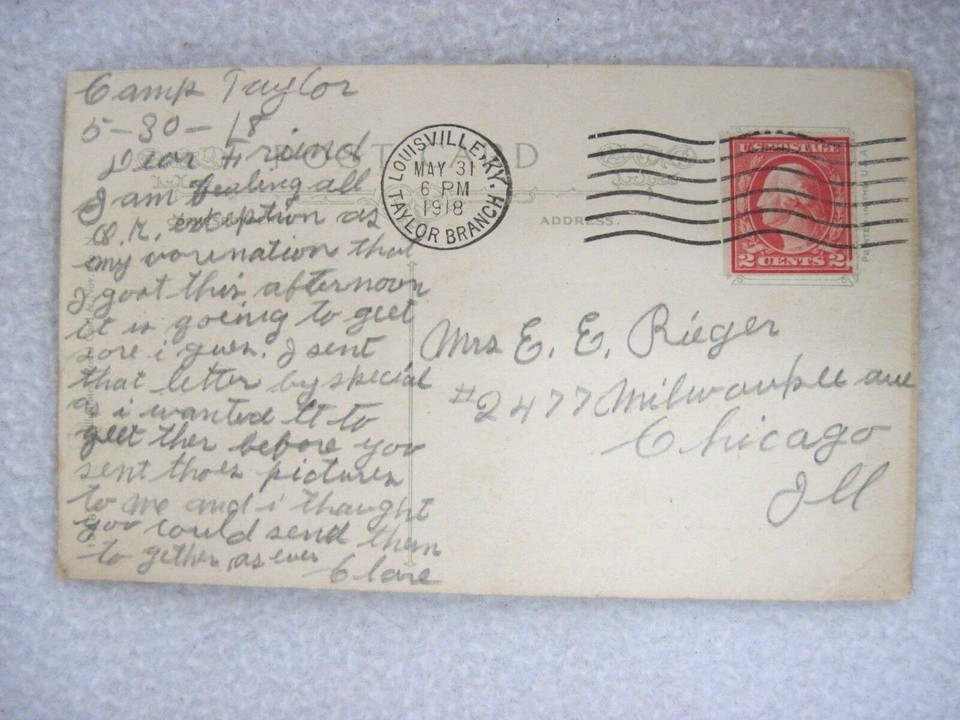 VINTAGE WWI POSTCARD ARCHIE GUNN MILITARY ARMY NAVY RESERVE PATRIOTIC ...