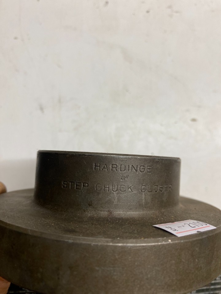 HARDINGE 4" STEP CHUCK CLOSER THREADED MOUNT | eBay