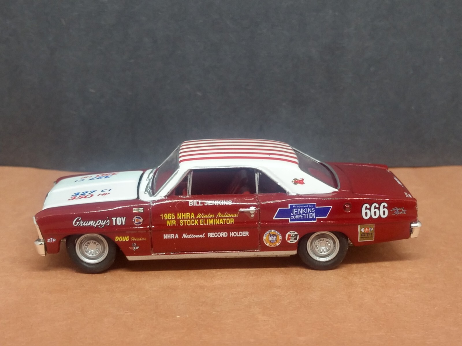NHRA BILL "GRUMPY" JENKINS 1966 CHEVY NOVA SS COLLECTIBLE 1/64 LIMITED ...