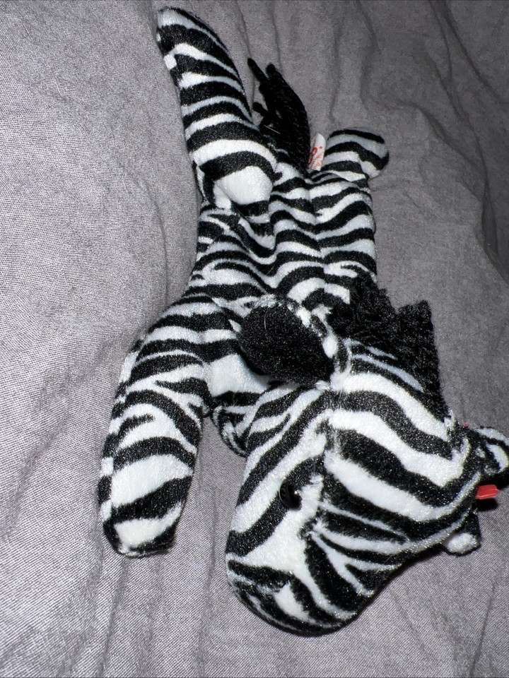 Ty Beanie Baby Ziggy the Zebra, 8" Plush Stuffed Animal Toys 1995 | eBay