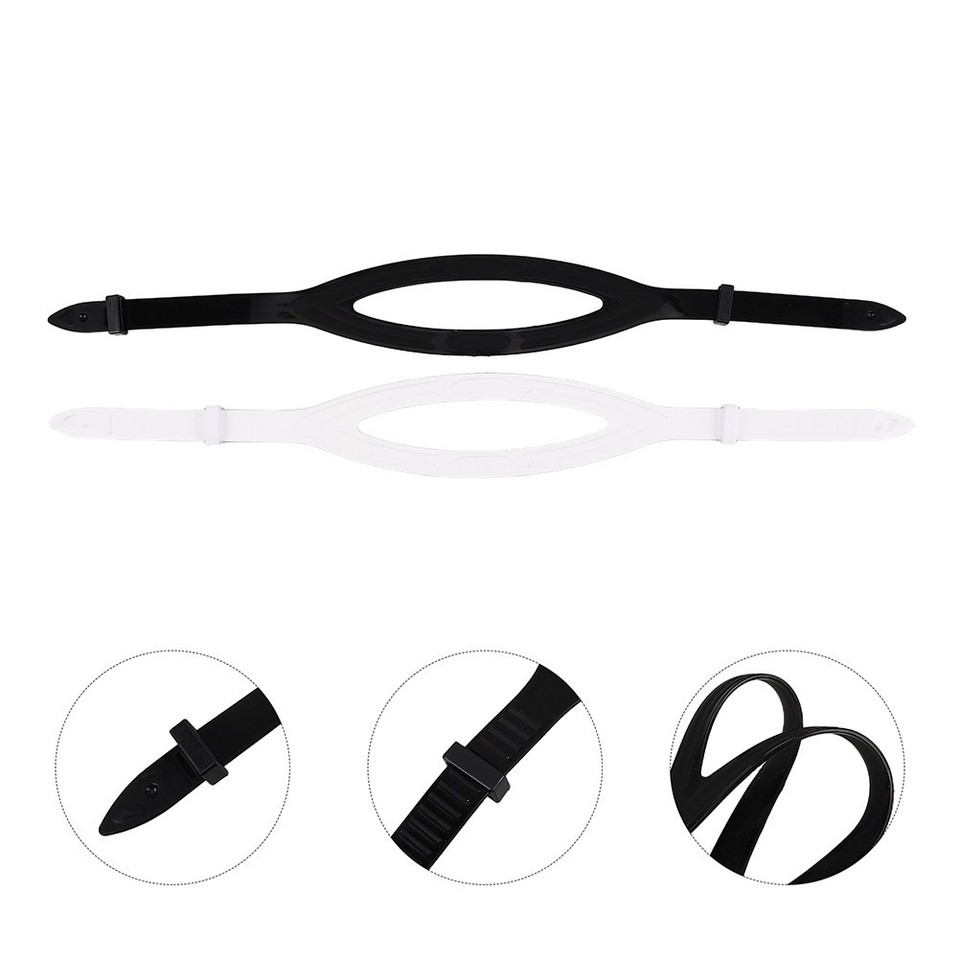 4Pcs Silicone Dive Mask Strap Replacement Snorkeling Swim Mask Strap ...