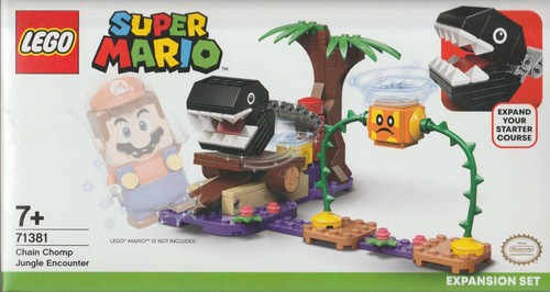 LEGO SUPER MARIO 71381 CHAIN CHOMP JUNGLE ENCOUNTER EXPANSION SET new ...