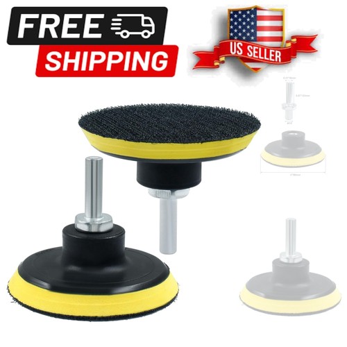 Flexible 3-Inch Sanding Pads with Hook & Loop Backing - Includes M10 ...