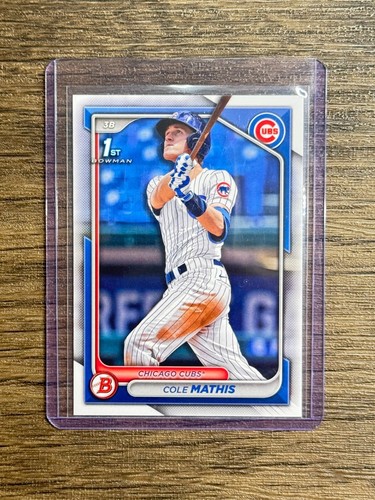 2024 Bowman Draft COLE MATHIS 1ST BOWMAN #BD-81 Cubs RC | eBay