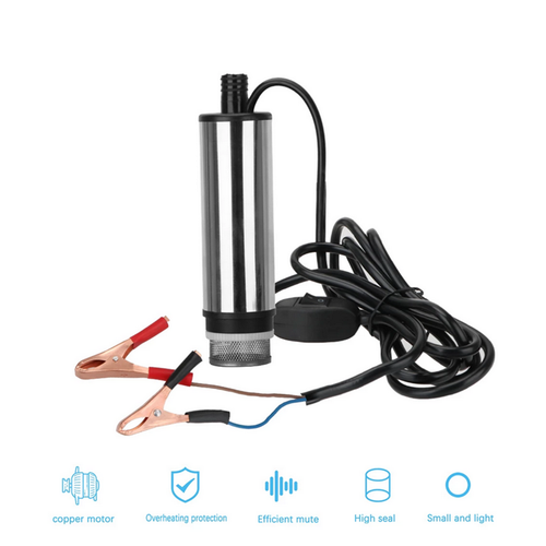 12V 24V 38/51MM oil Fluid Extractor Suction Transfer Pump Car Boat ...