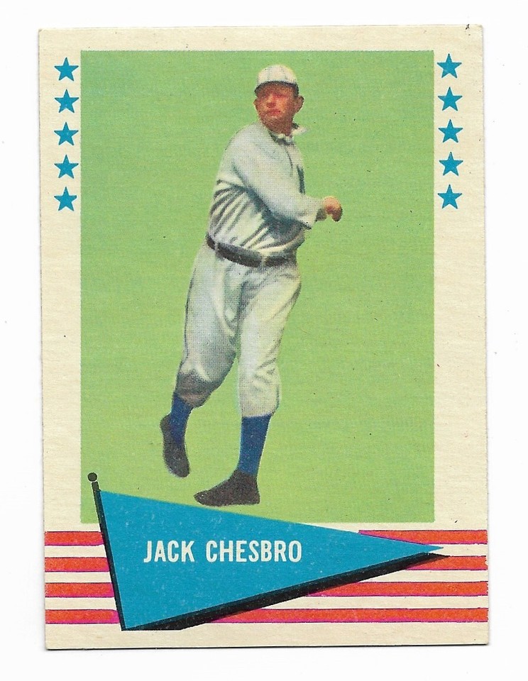 1961 Fleer PICK-A-CARD Averill Bancroft Chesbro Carey Collins Faber ...